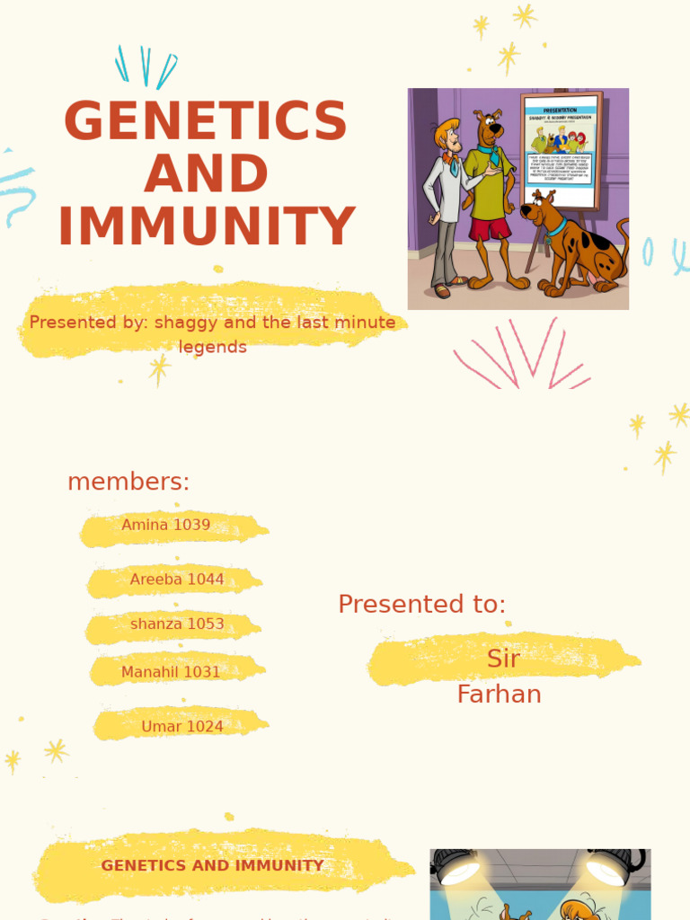Group 5 GENETICS & IMMUNITY | PDF | Immune System | Autoimmune Disease