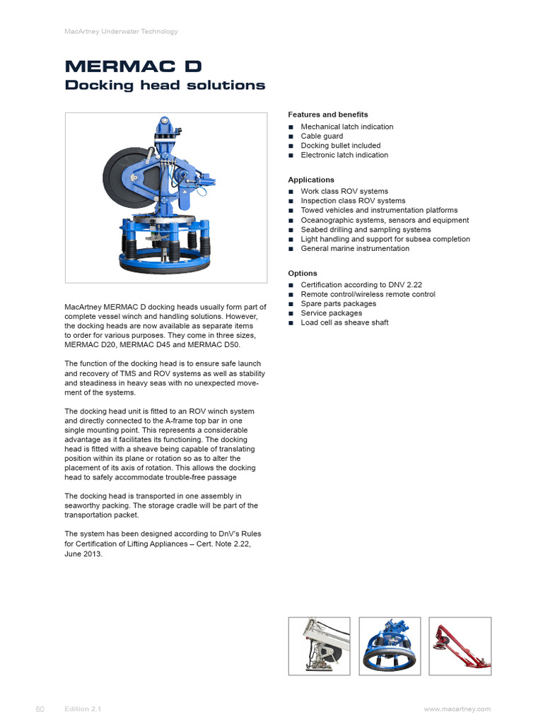 MERMAC D Docking Head Soln | PDF