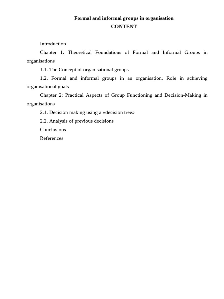 Dynamics of Formal and Informal Groups | PDF | Leadership | Identity ...