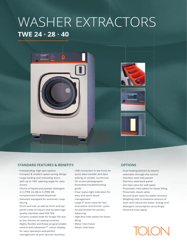 Twe 24-28-40 Eng Eu Website | PDF | Washing Machine | Manufactured Goods