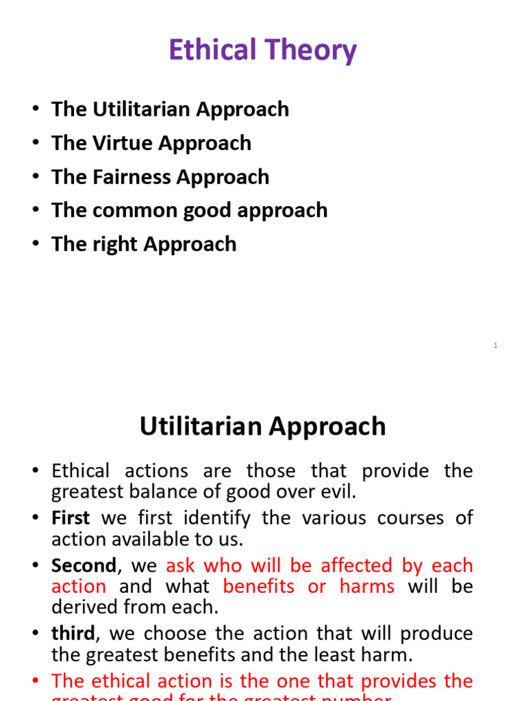 3 Ethical Theory Approaches | PDF | Justice | Crime & Violence