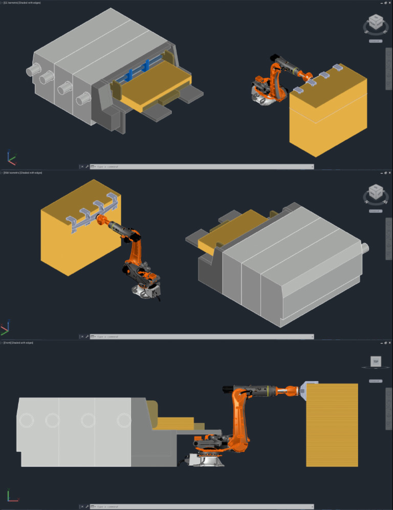 Flexo Folder Gluer Robotic Prefeeder Project | PDF