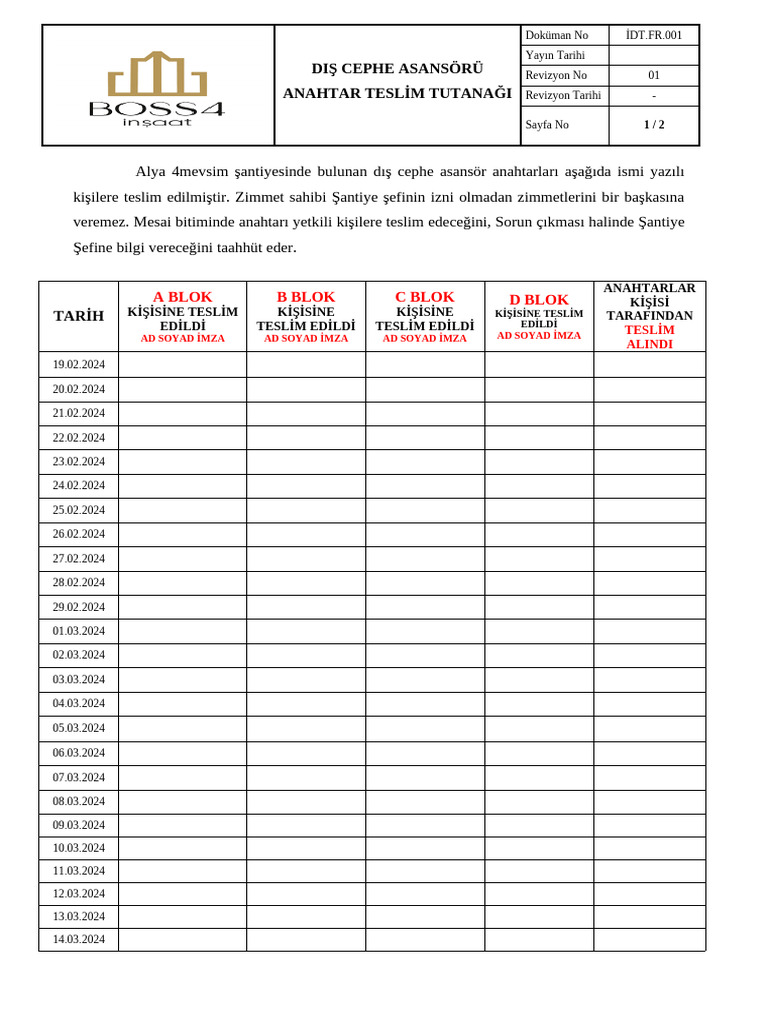 Zimmet-Listesi-Teslim-Tutanaği ÖRNEĞİ | PDF