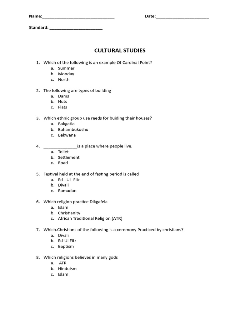 Cultural Studies | PDF