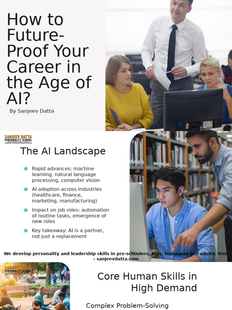 How To Future-Proof Your Career in The Age of AI? | PDF | Artificial ...
