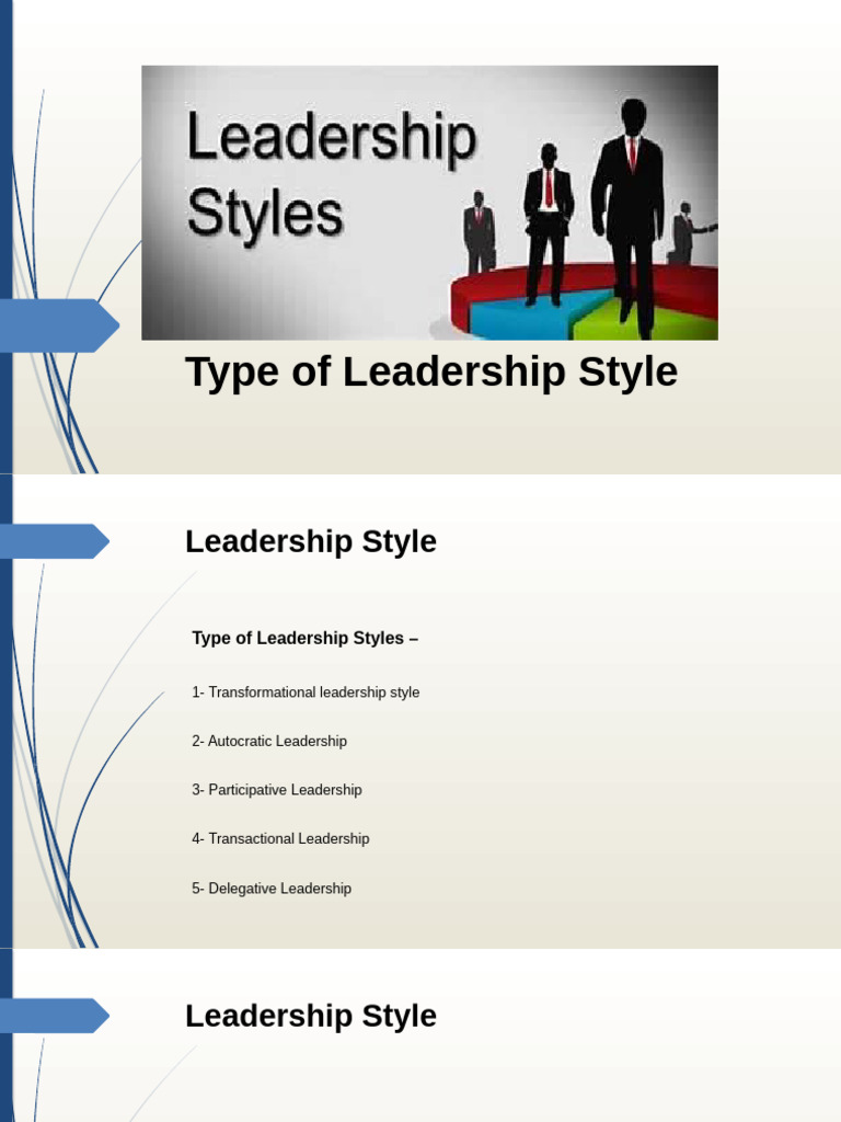 Overview of Leadership Styles Explained | PDF | Leadership ...