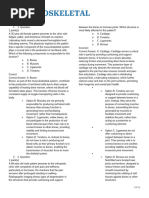 Musculoskeletal System Disorders - Quiz #1 - 25 Questions - Nurseslabs ...
