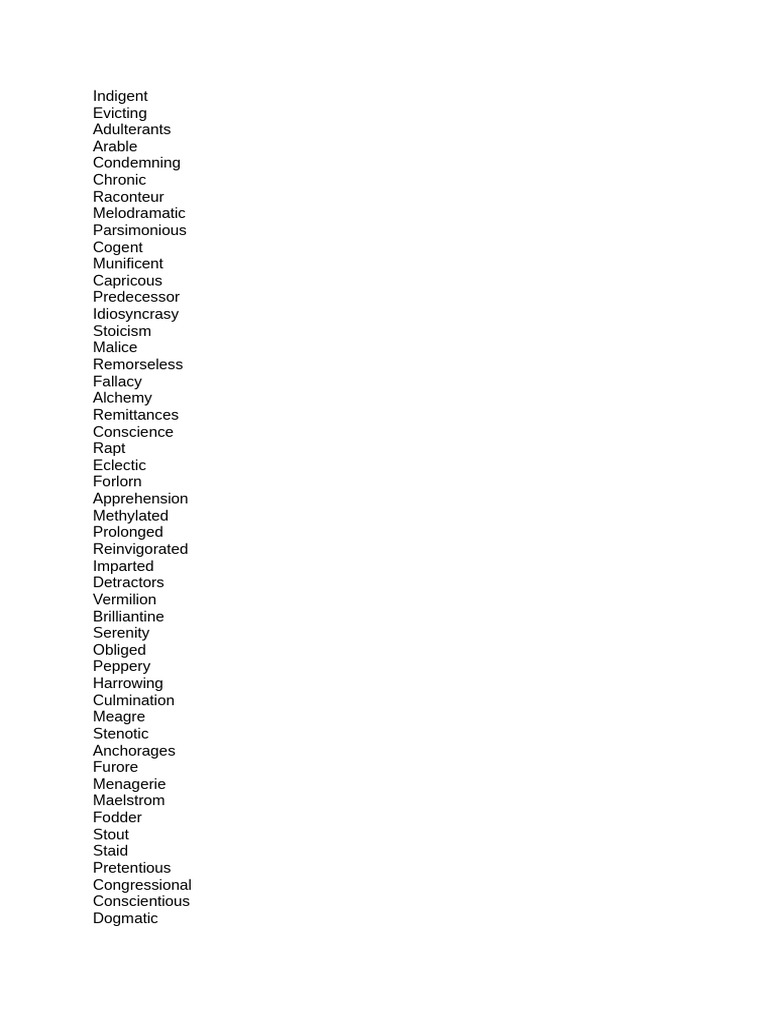 Advanced Words - Heidelberg & Oak (Reading) | PDF