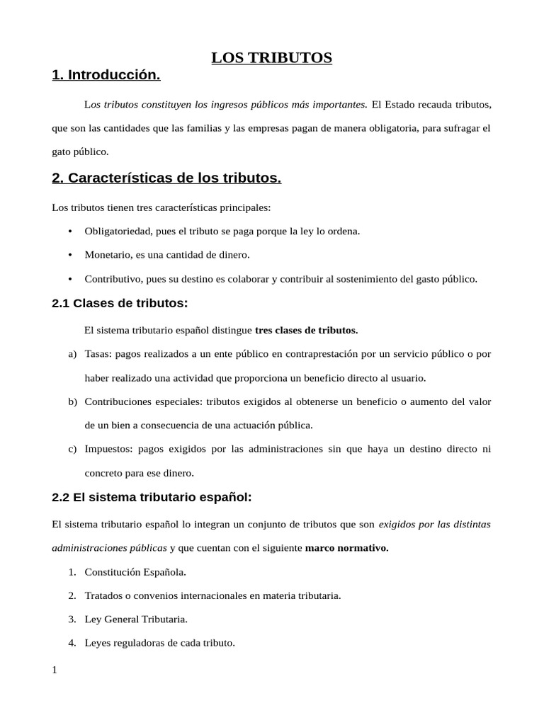 Los Tributos | PDF | Impuestos | Economias