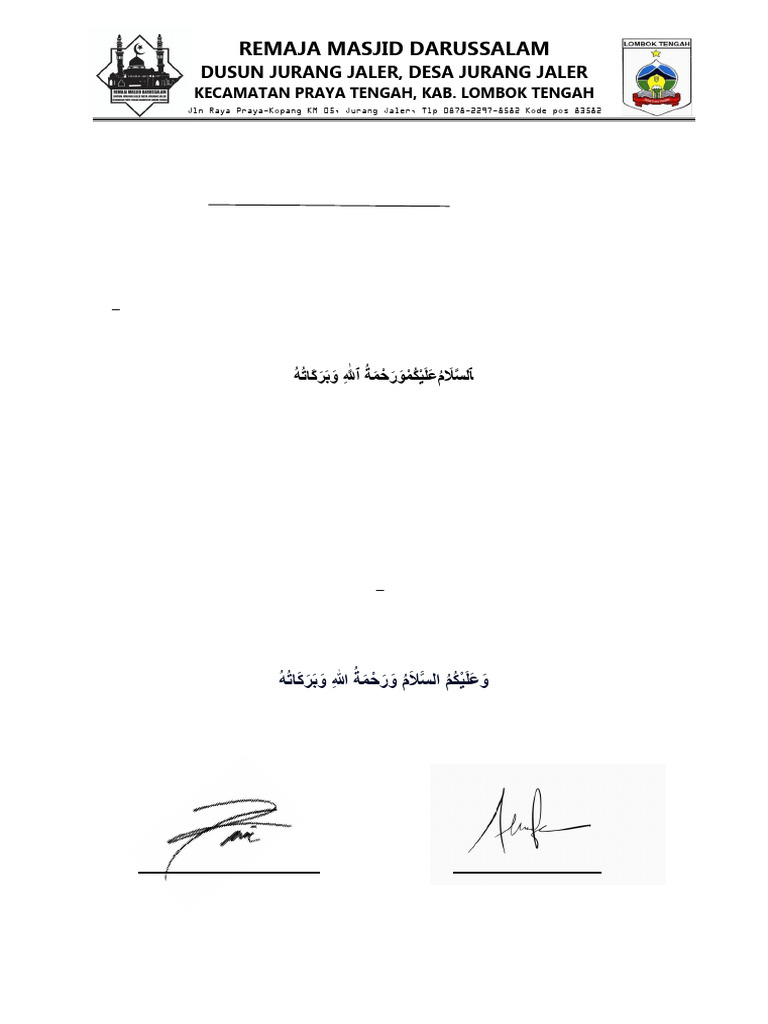 Undangan Rapat RMJ | PDF