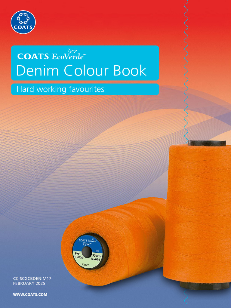 Coats Denim Color Reference Guide | PDF | Bleach | Dyeing
