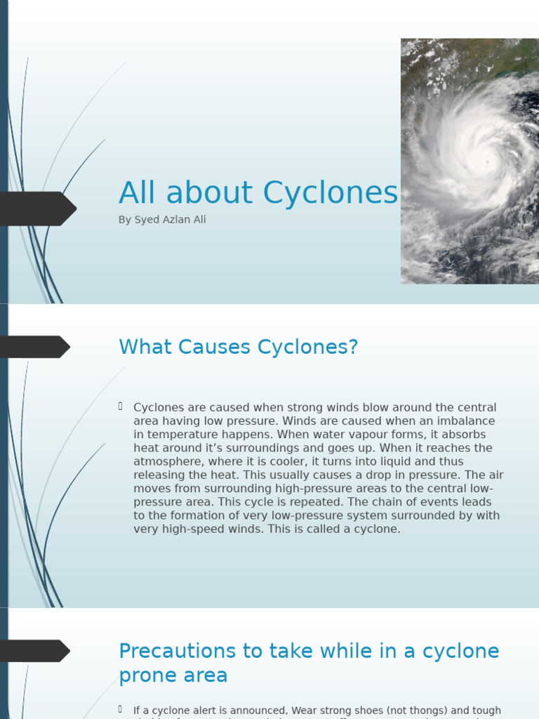All About Cyclones | PDF | Cyclone | Wound