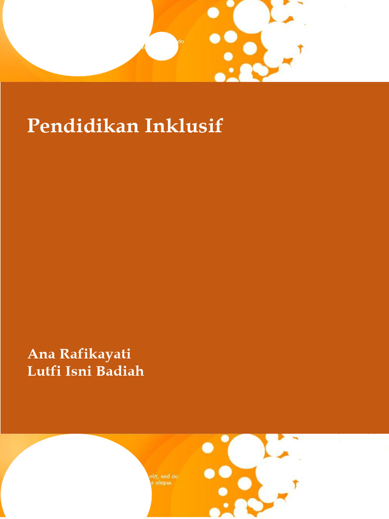 Buku Ajar Pendidikan Inklusif | PDF