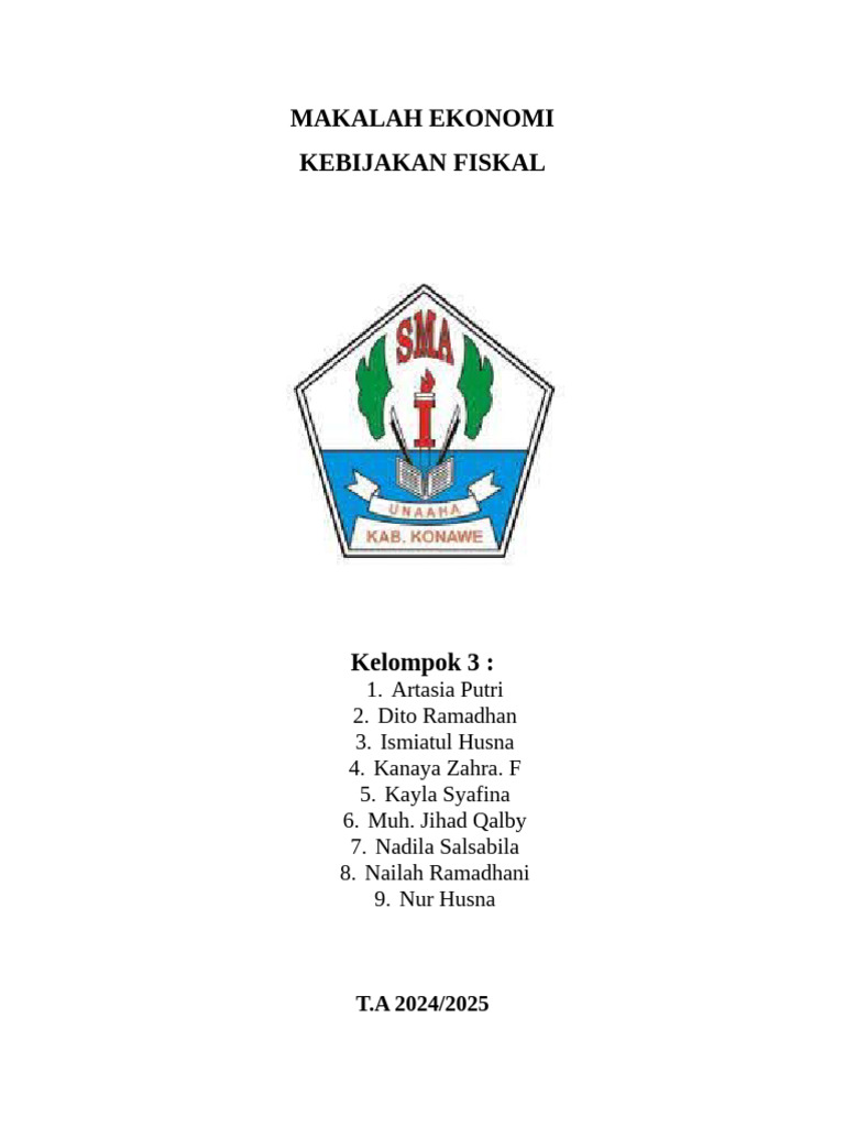 Kebijakan Fiskal-1 | PDF