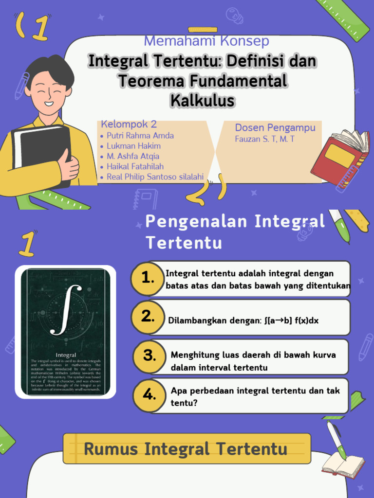 Belajar Matematika Matriks Presentasi Biru Ilustrasi | PDF