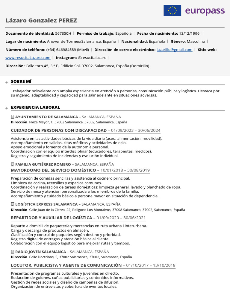 Lazaro | PDF | España