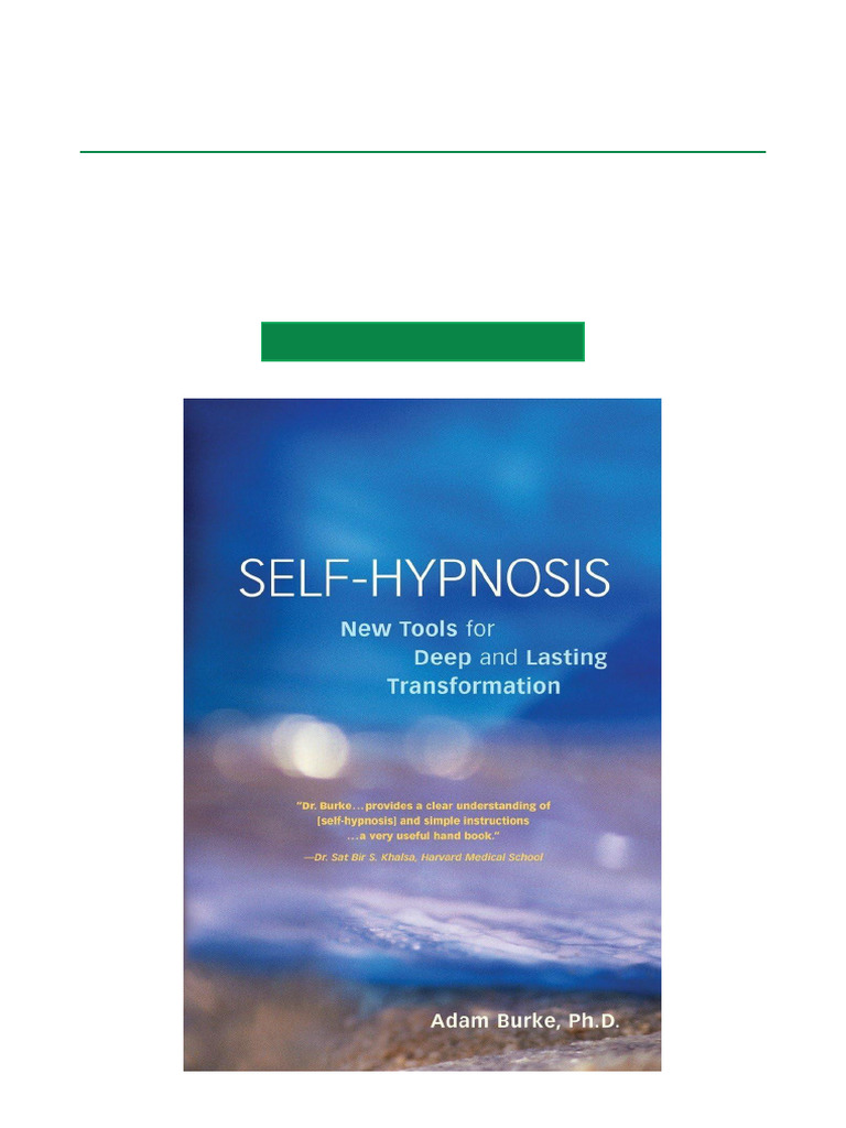 Self Hypnosis Demystified New Tools For Deep and Lasting Transformation ...