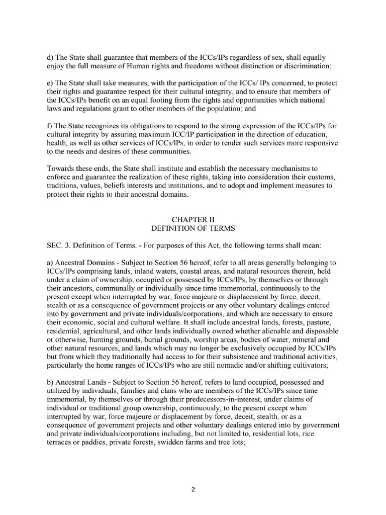 Section 3 - IPRA LAW | PDF