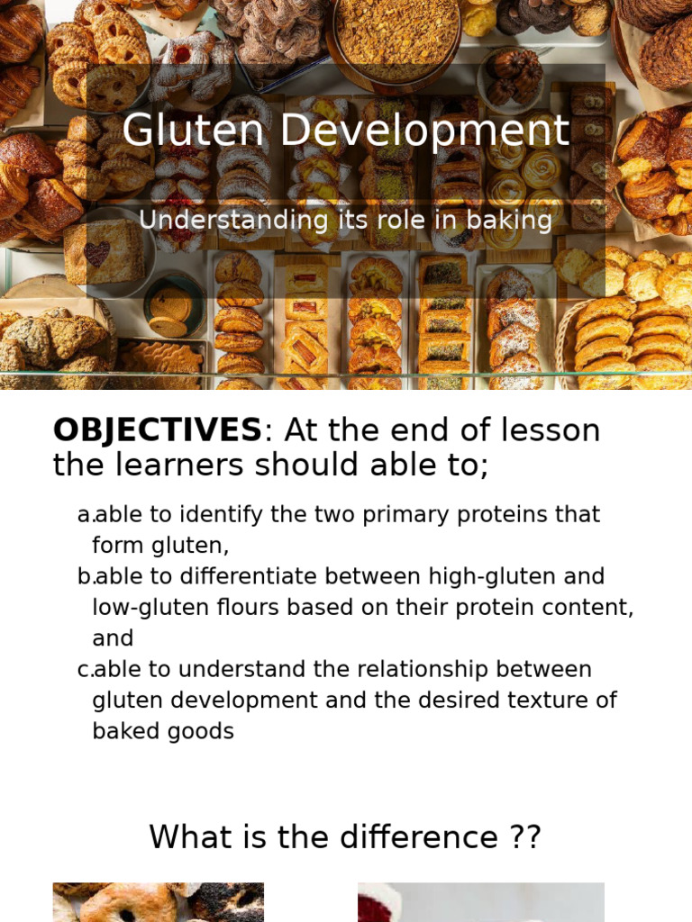 Understanding Gluten Development in Baking | PDF | Gluten | Breads