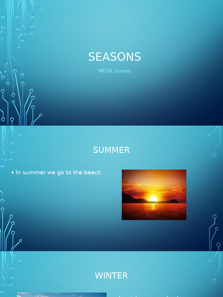 Seasons | PDF