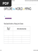 Piping Specification for Class 150 | PDF | Pipe (Fluid Conveyance ...