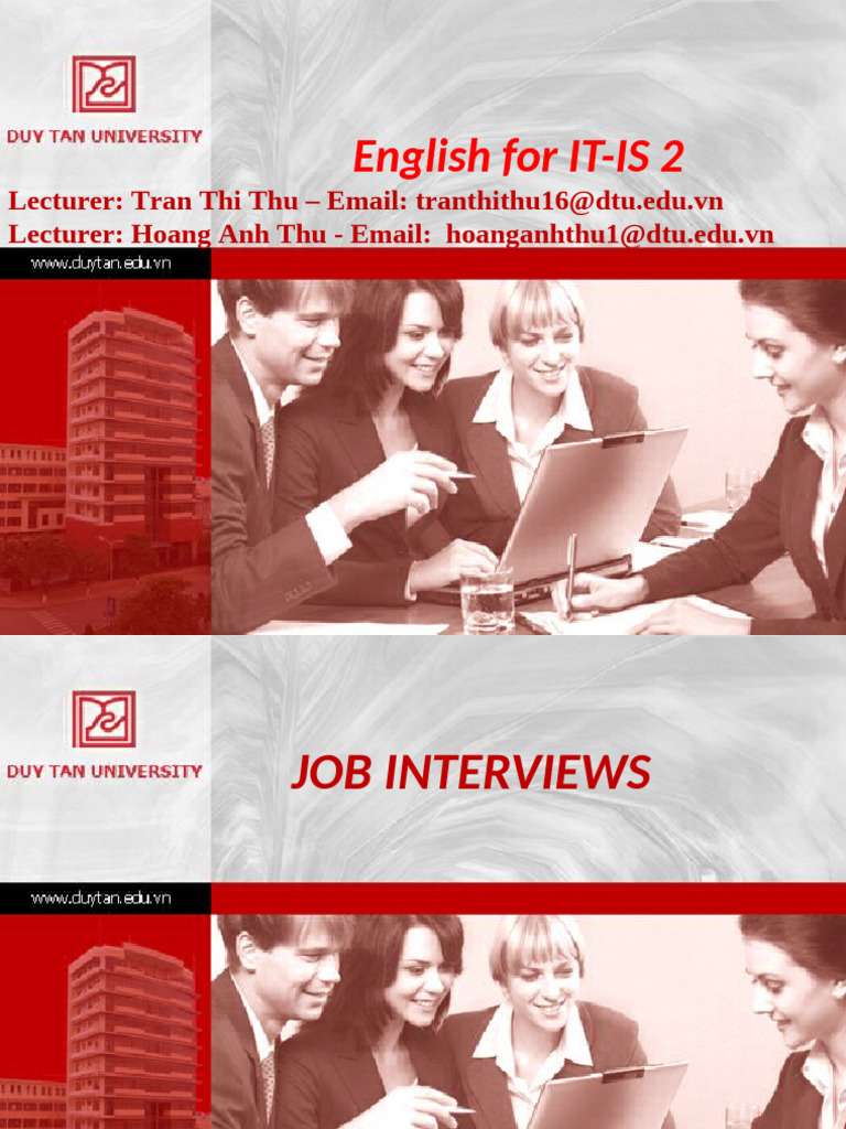 CMU ENG 230-English For IT-Is 2-2022F-Lecture Slides - 12 | PDF