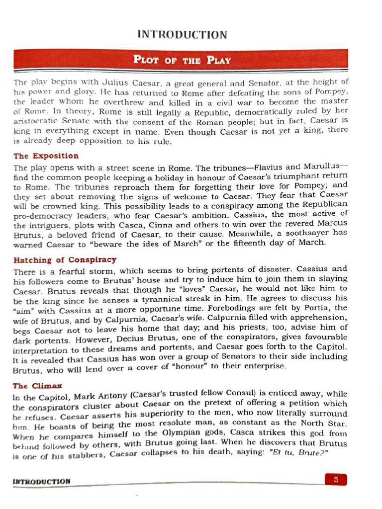 English Lit.... Julius Caesar | PDF