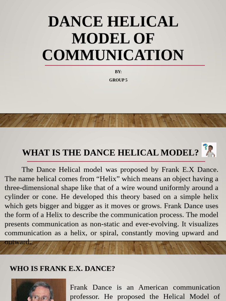 Dance Helical Model of Communication | PDF | Nonverbal Communication ...