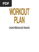 Corrected 1 Month MadFit Workout Plan | PDF