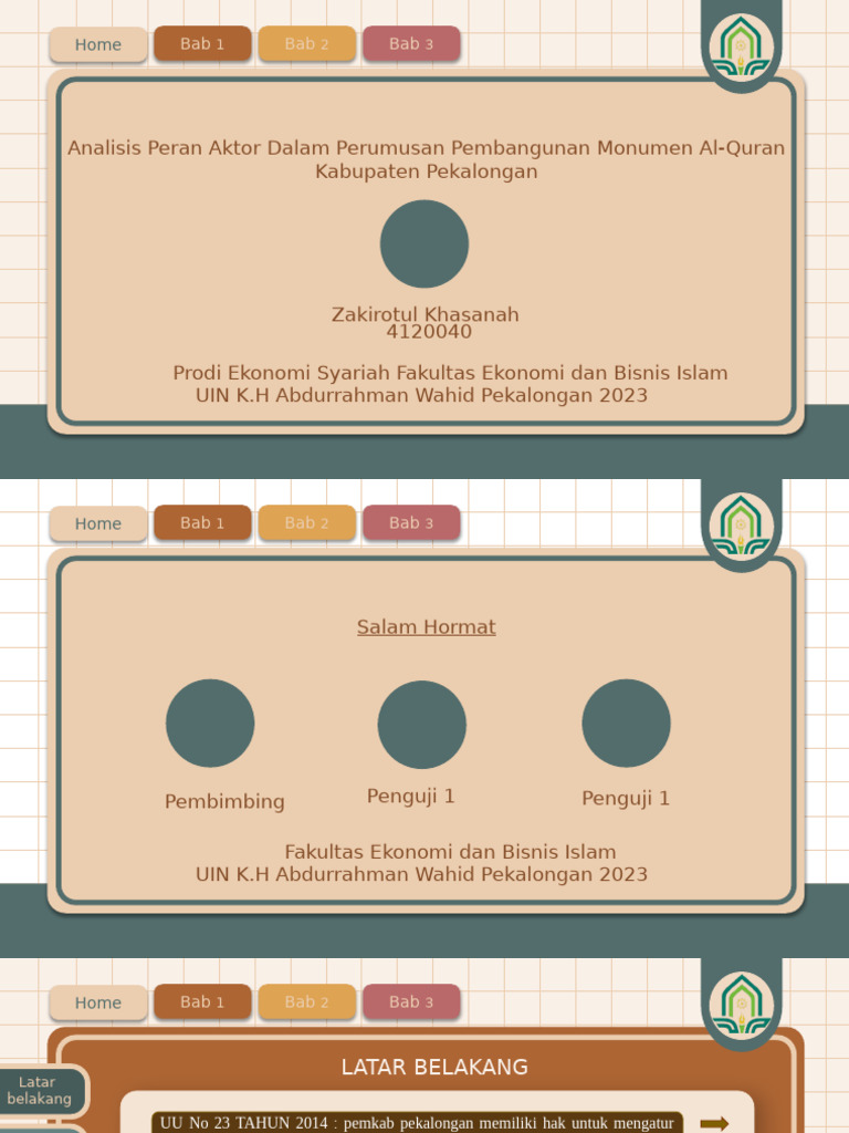 Template PPT Skripsi-1 | PDF