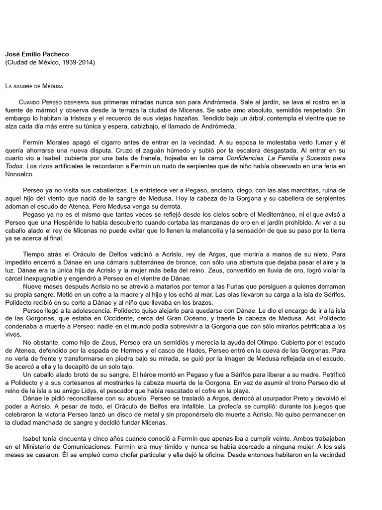 José Emilio Pacheco | PDF