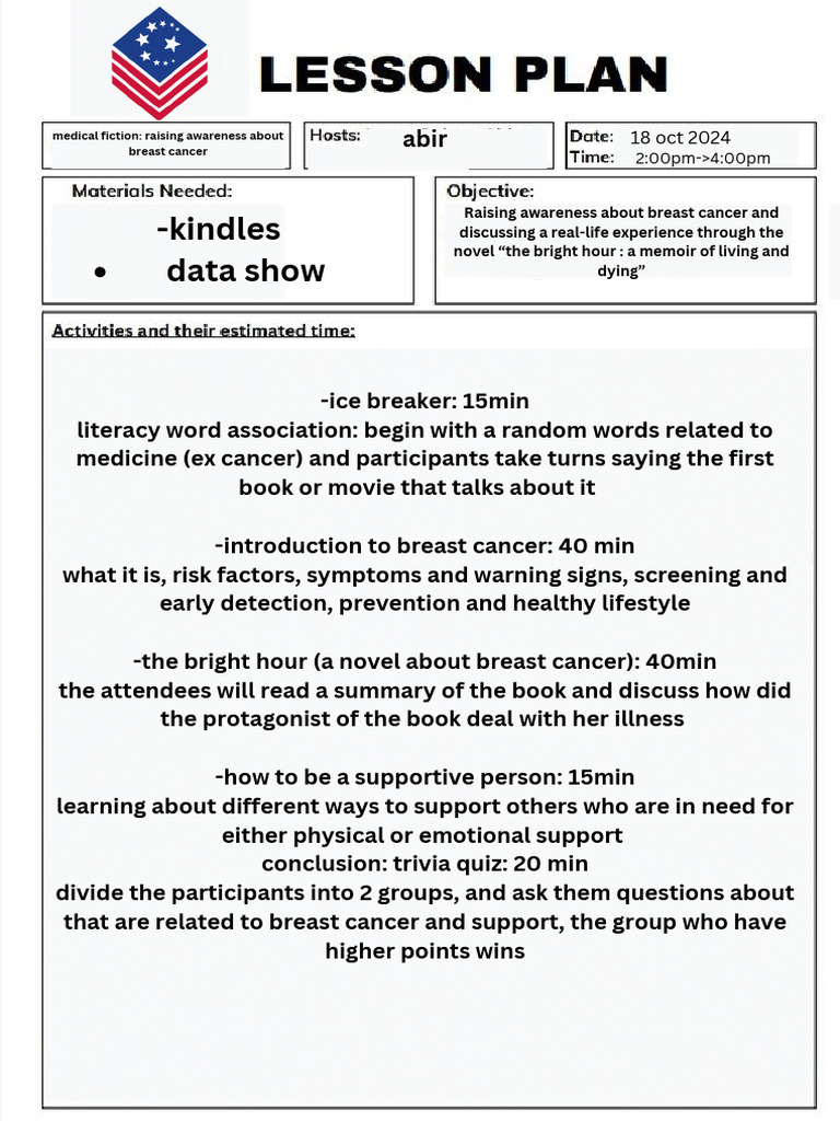 Lesson Plane | PDF