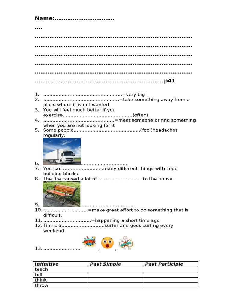 Inspire B1 p41 | PDF