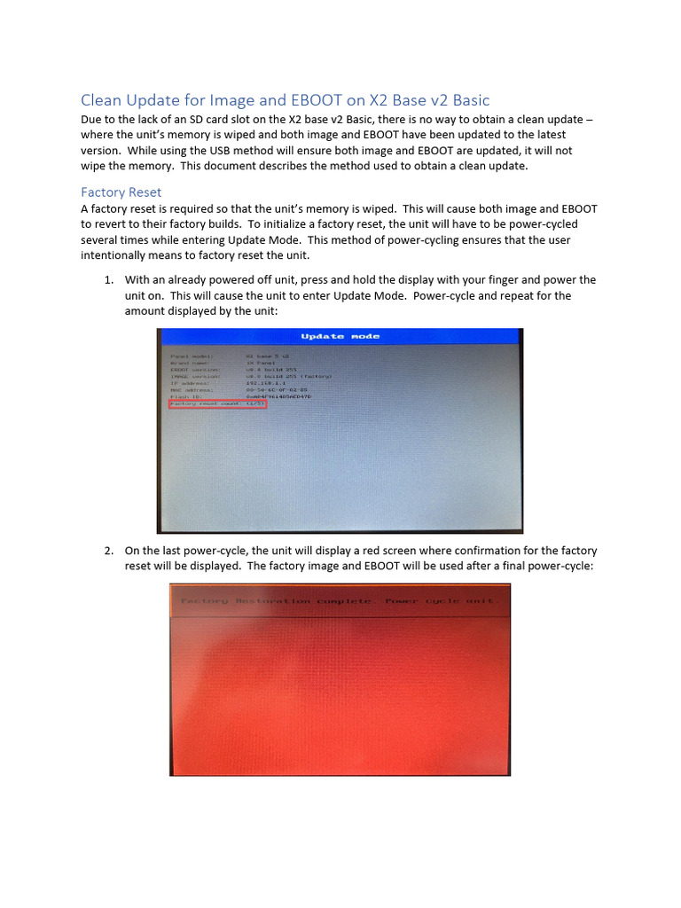 KB Clean Update For X2 Base v2 Basic Rev1 | PDF