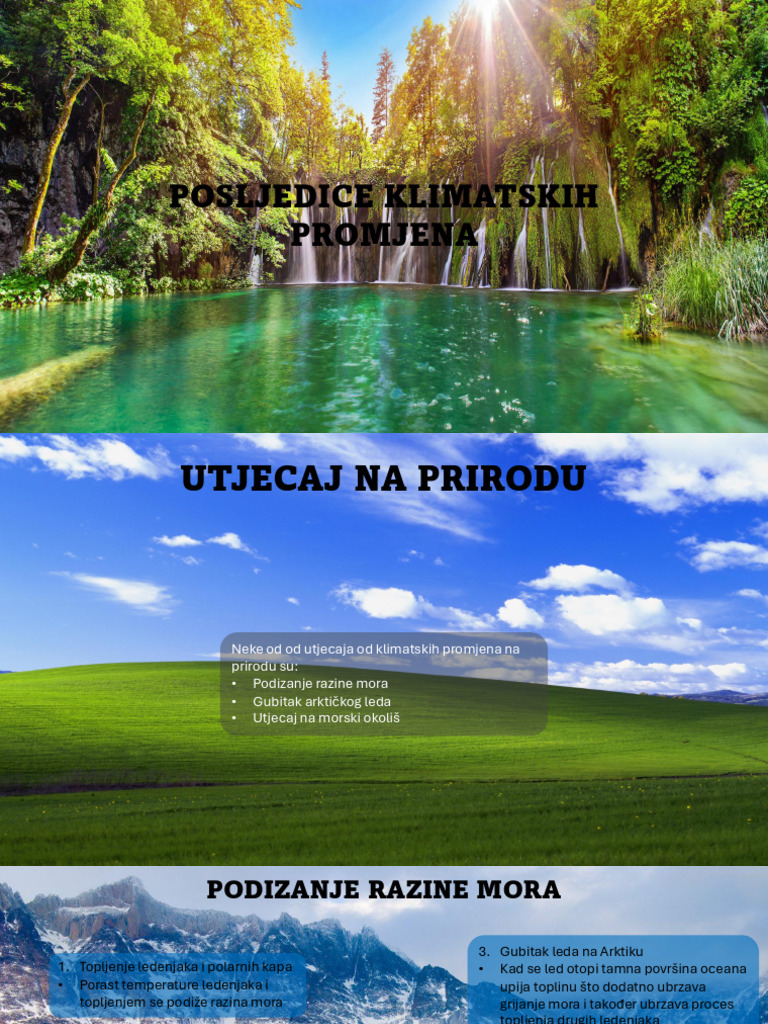 Posljedice Klimatskih Promjena | PDF
