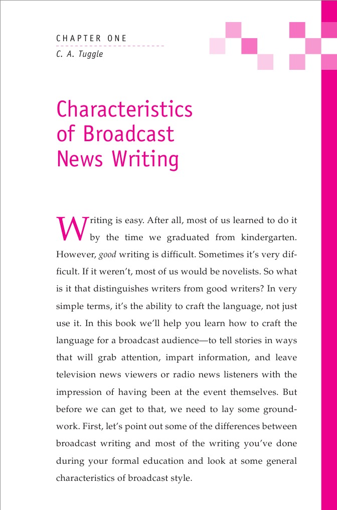 Characteristics of Broadcast News Writing | PDF | Grammatical Tense ...