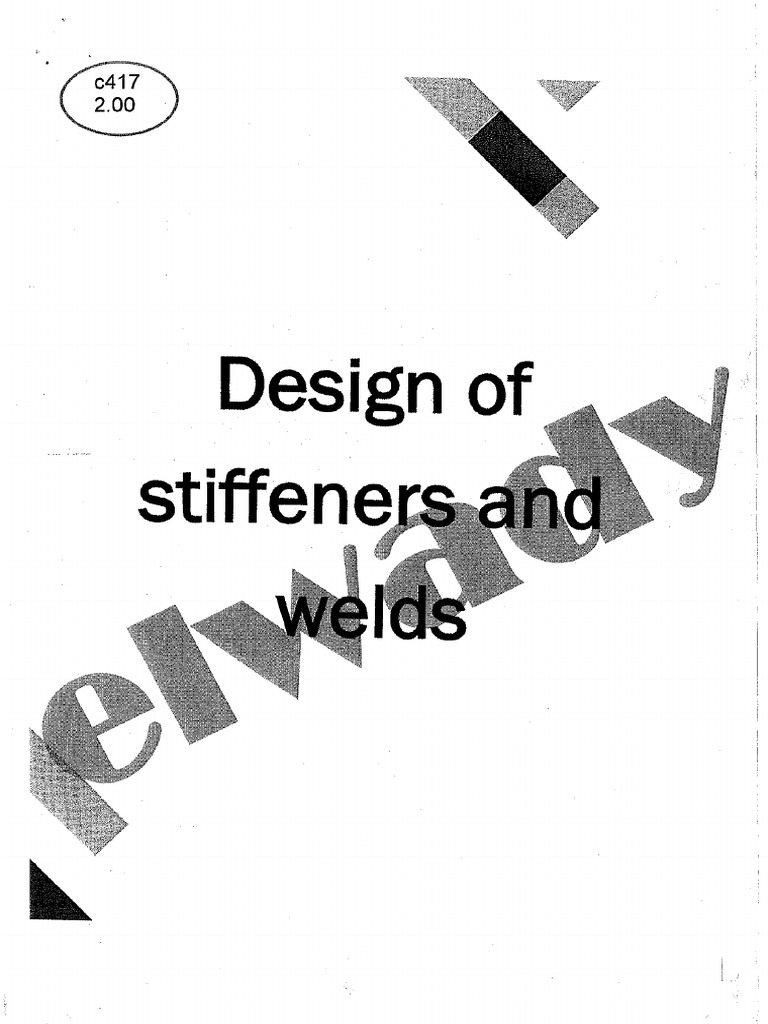 Stiffeners and Welds | PDF