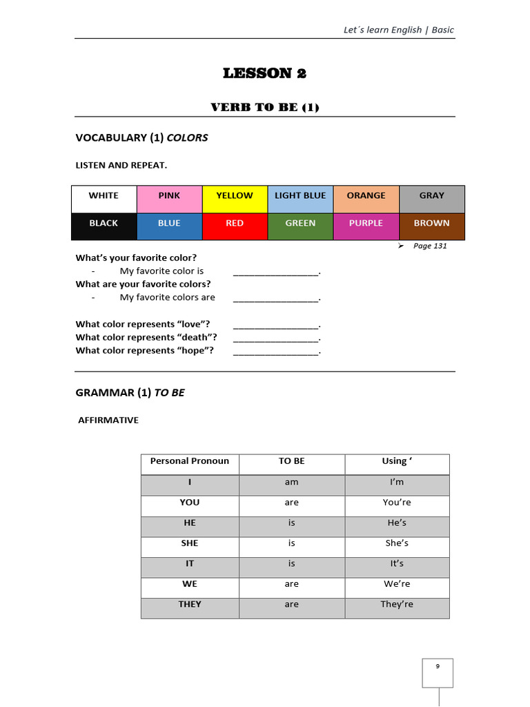 LESSION 2-Let S Learn English | PDF | English Language | Grammatical Number