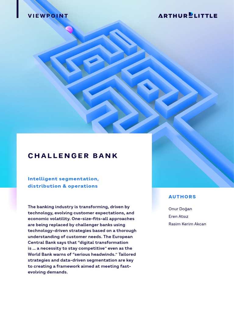 How To Set Up A Challenger Bank | PDF | Banks | Market Segmentation