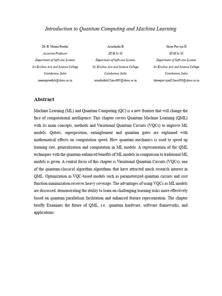 VQC Book Chapter Abs | PDF