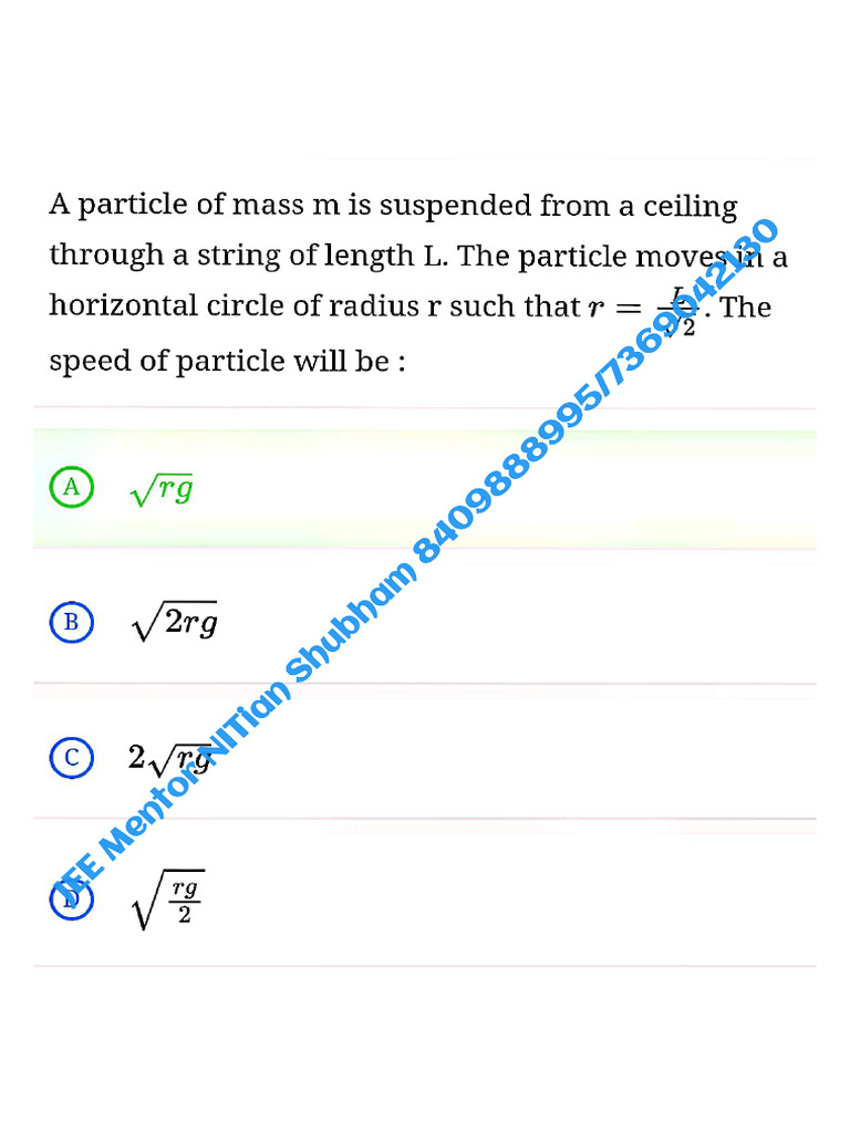 Circular Motion Problems and Solutions | PDF | Acceleration | Force