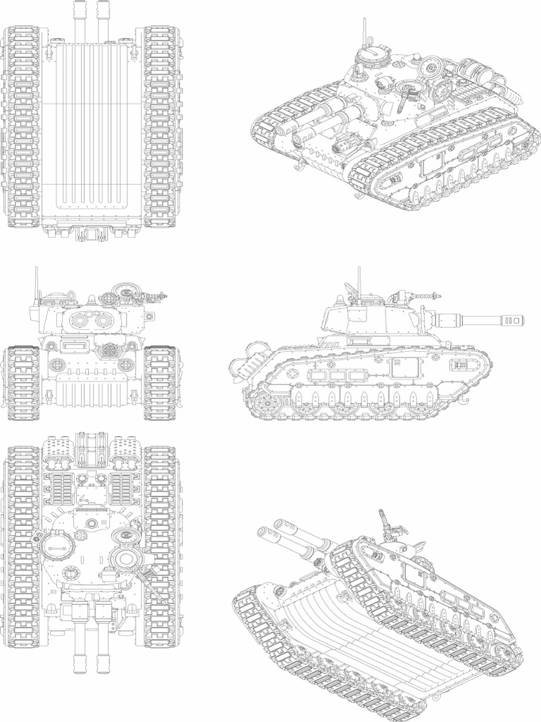 Rogal Dorn Battle Tank Instructions | PDF