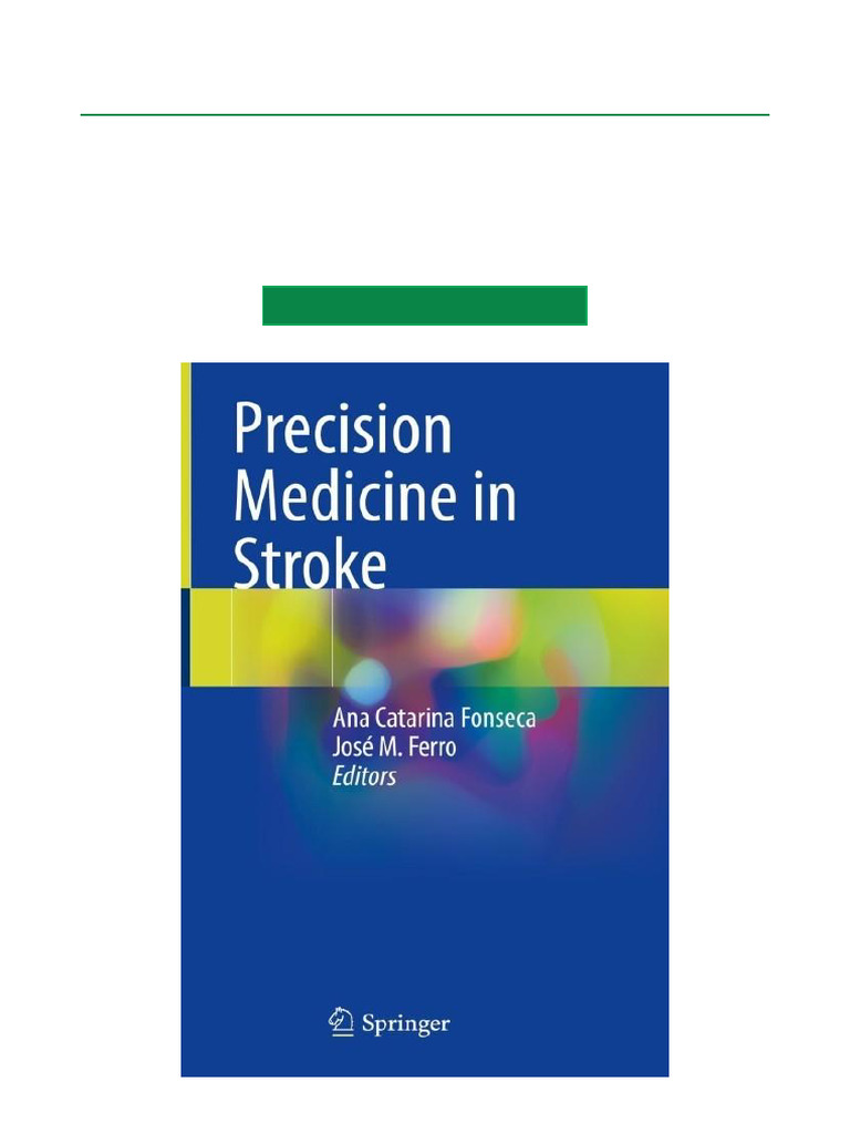 Precision Medicine in Stroke Digital DOCX Download | PDF | Personalized ...