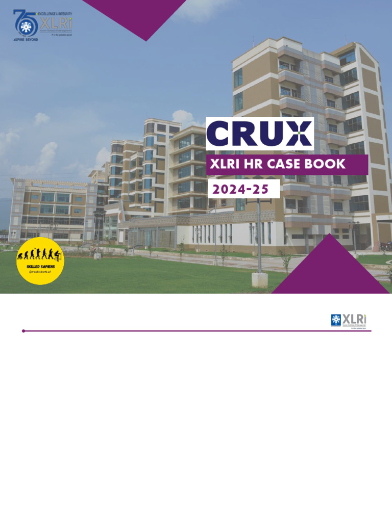 XLRI HR Casebook 2025 | PDF | Employee Retention | Business