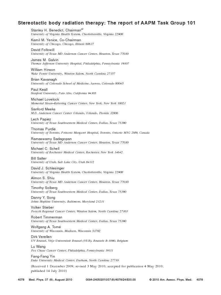 RPT 101 | PDF | Radiation Therapy | Medical Imaging