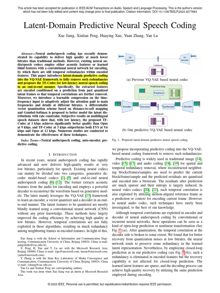 TF Codec | PDF | Data Compression | Codec