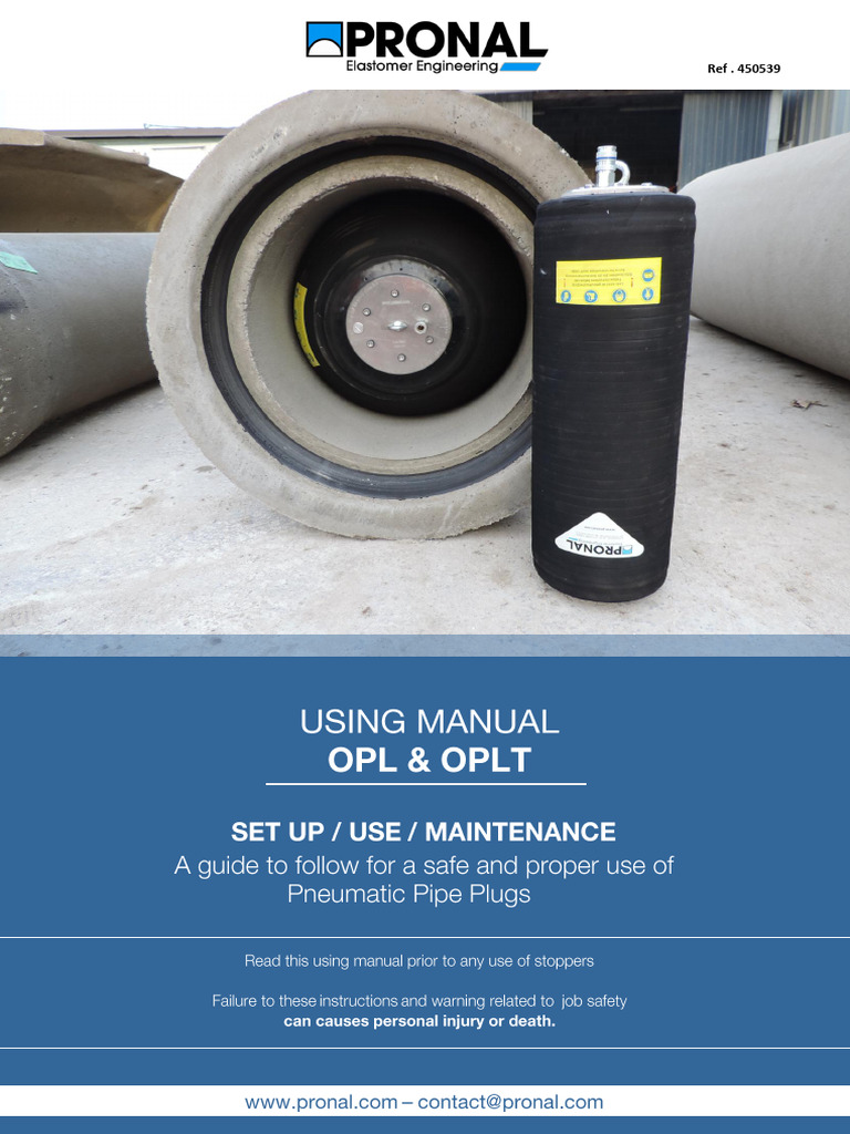 Pronal Opl Oplt Using Manual GBBB | PDF | Pipe (Fluid Conveyance) | Pressure