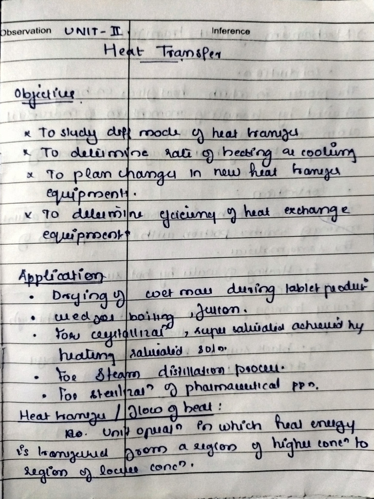 Unit 2 Heat Transfer | PDF