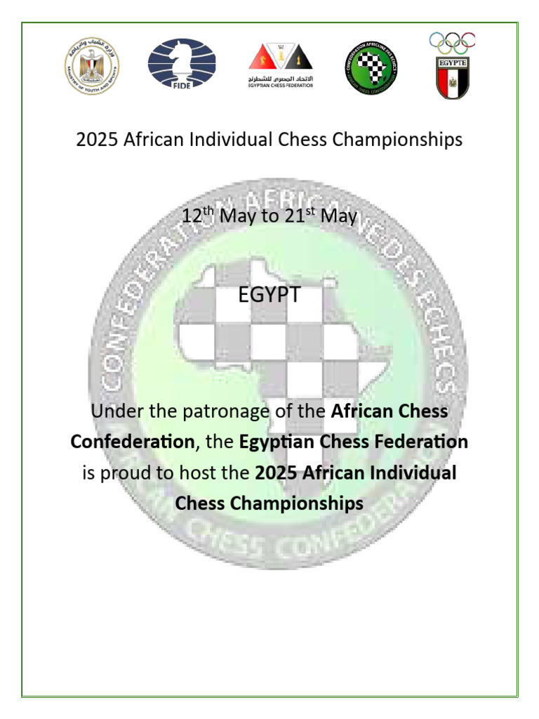 African Individual Chess Championships 2025 | PDF | Africa | Chess