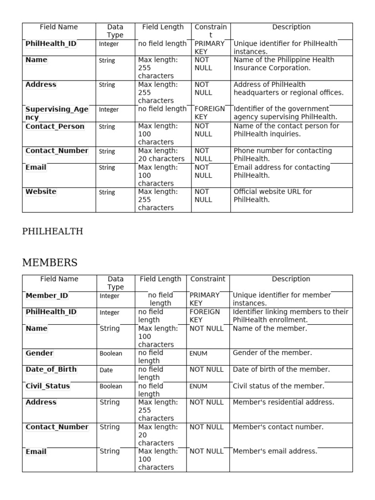Data Dictionary | PDF | String (Computer Science) | Boolean Data Type